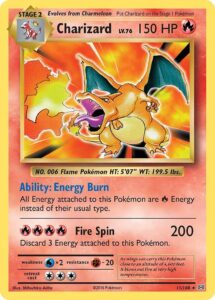 pokemon - charizard (11/108) - xy evolutions - holo