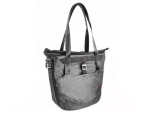 peak design everyday tote shoulder bag/messenger bag, charcoal, camera case/cover (shoulder bag, universal, shoulder strap, notebook compartment, charcoal)