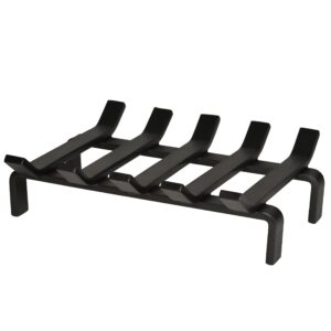 steelfreak heavy duty 13 x 10 inch steel grate for wood stove & fireplace - made in the usa