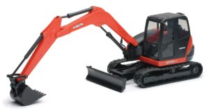 newray kubota kx080-4 1/18° excavator 33163 ss