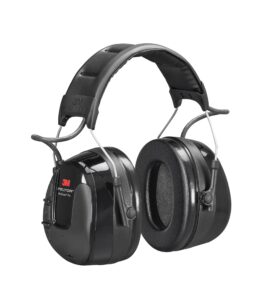 3m peltor worktunes pro am/fm radio headset, black, headband