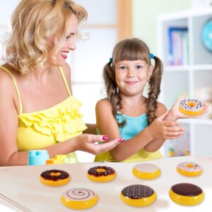 12 Piece Assorted Fake Donuts Pretend Play Toy Faux Doughnuts Food Set for Kids