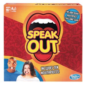 speak out game (with 10 mouthpieces)