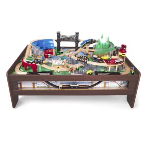 imaginarium metro line train table, for ages 3-7, 100 piece set