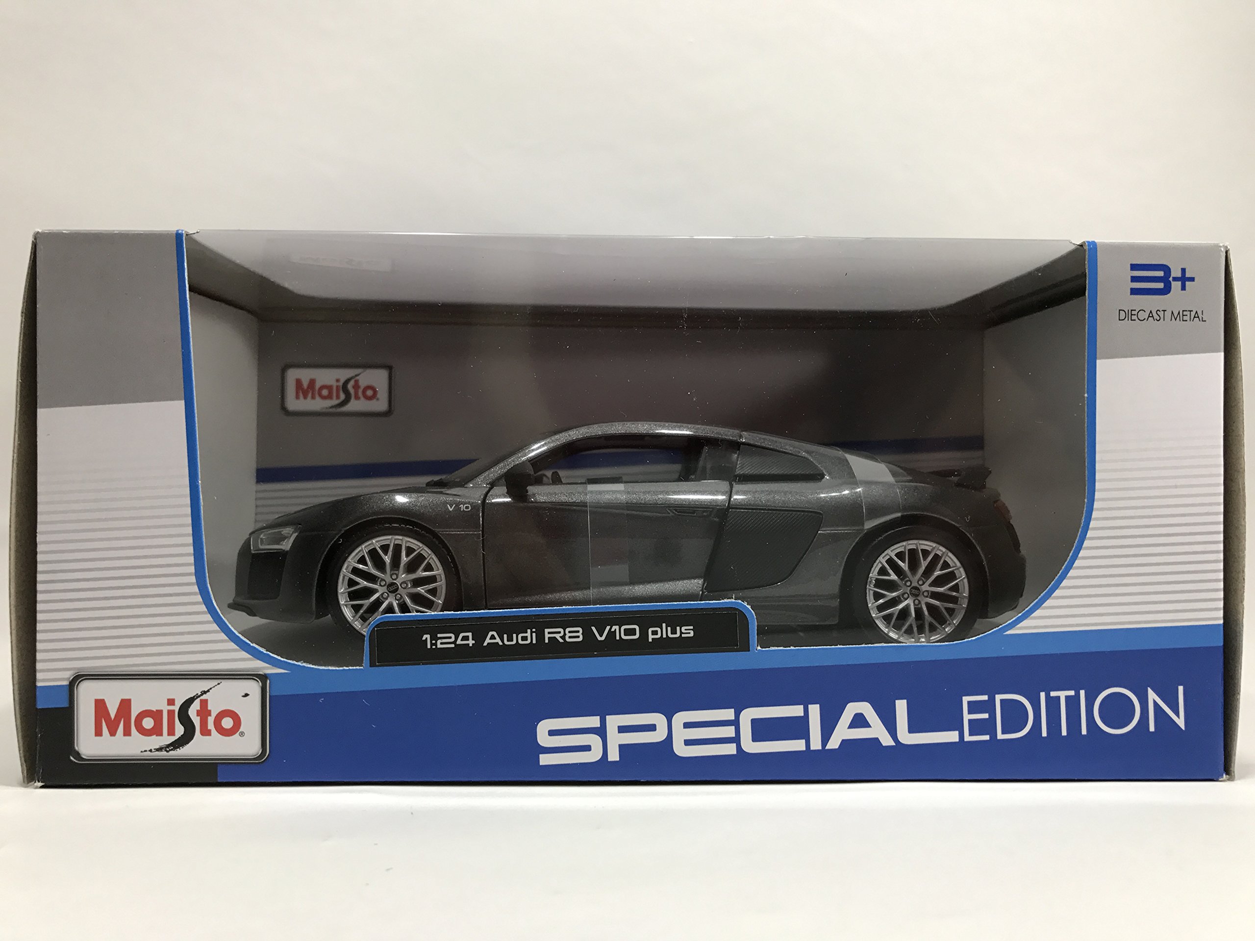 Maisto - 31513 - Audi R8 V10 Plus - Scale 1:24 - Metallic Grey