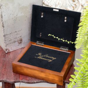 Cottage Garden Broken Chain Little Knew God Goin Woodgrain Embossed Ashes Bereavement Urn Box