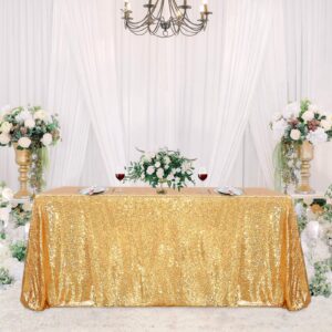 sparkly gold sequin tablecloth rectangle glitter table linen 60x102inch wedding sequin tablecloth decorations