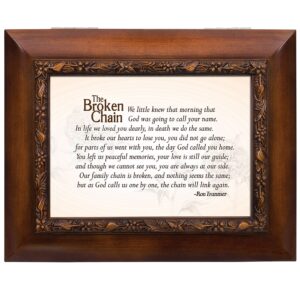 Cottage Garden Broken Chain Little Knew God Goin Woodgrain Embossed Ashes Bereavement Urn Box