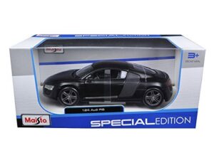 audi r8 matt black 1/24 by maisto 31281