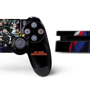 Skinit Decal Gaming Skin Compatible with PS4 Slim Bundle - Officially Licensed Funimation My Hero Academia Main Poster Design