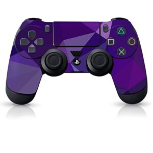 controller gear officially licensed controller skin - purple poly - playstation 4