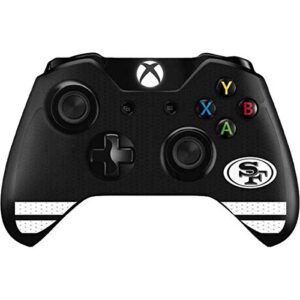 skinit decal gaming skin compatible with xbox one controller - officially licensed nfl san francisco 49ers shutout design