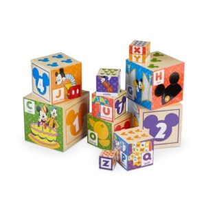 Melissa & Doug Disney Mickey Mouse ABC-123 Nesting & Stacking Blocks