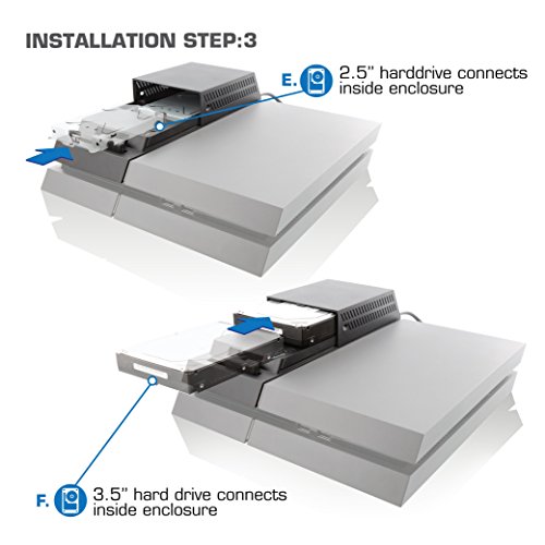 Nyko Data Bank Plus - Data Bank 3.5" Hard Drive Enclosure Upgrade Dock for PlayStation 4