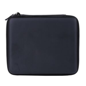 alloet eva storage zip bag case pouch protective carry holder for nintendo 2ds (black)