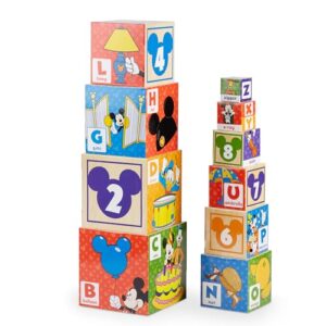 Melissa & Doug Disney Mickey Mouse ABC-123 Nesting & Stacking Blocks