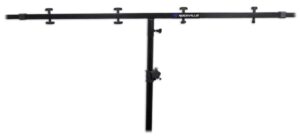 rockville rcs52 universal lighting cross bar stand adjustable from 5 ft - 7.5 ft