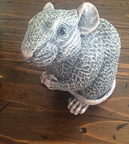 Rat Memorial Statue Grave Lawn Garden Monument Painted Mouse Art Decor Outdoor