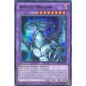 yugioh : drl3-en043 1st ed amulet dragon ultra rare card - ( yu-gi-oh! single card ) by deckboosters