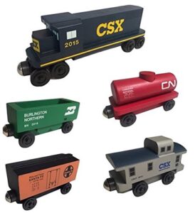 whittle shortline railroad csx railway gp-38 diesel 5pc. set manufacturer