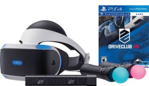 sony playstation vr driveclub starter bundle 4 items: vr,motion, camera and vr game disc- psvr driveclub [video game]