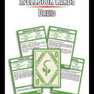 Dungeons & Dragons: Spell Book Cards: Druid Deck Card Game (8 Players)