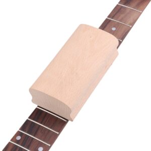 Yibuy Bass Guitar Fretboard Sanding Wood Block 12# Guitar Radius Sanding Block Tool for DIY