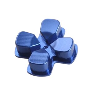 gametown new replacement d-pad dpad aluminium key button for ps4 controller metal blue