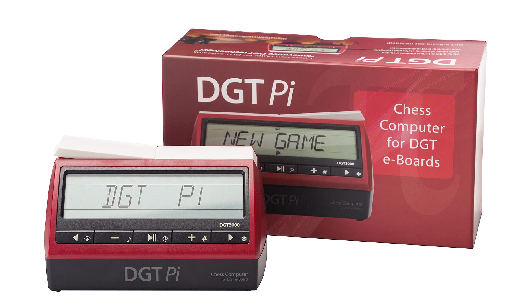 ChessCentral DGT PI Chess Clock and Game Timer with Chess Engines Built in Bundled Art of War on CD