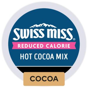 swiss miss sensible sweets light hot cocoa keurig single-serve k-cup pods, 12 count