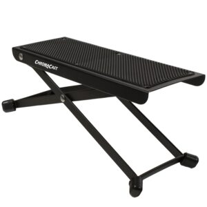 chromacast folding guitar foot rest (cc-fr) black