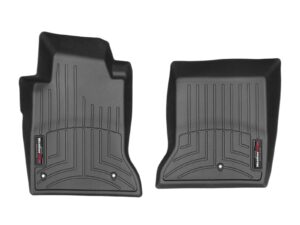 weathertech custom fit floorliners for chevrolet corvette - 1st row (449361), black