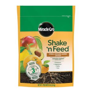 miracle-gro shake 'n feed citrus, avocado and mango plant food 8 lbs.