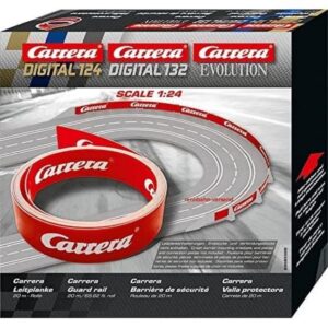 carrera, 20 m cars 20085509 digital 132/124 evolution guardrail, vehicle, multicolor