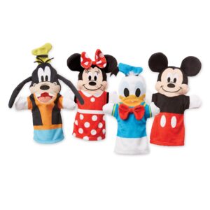 melissa & doug disney mickey mouse & friends soft & cuddly hand puppets