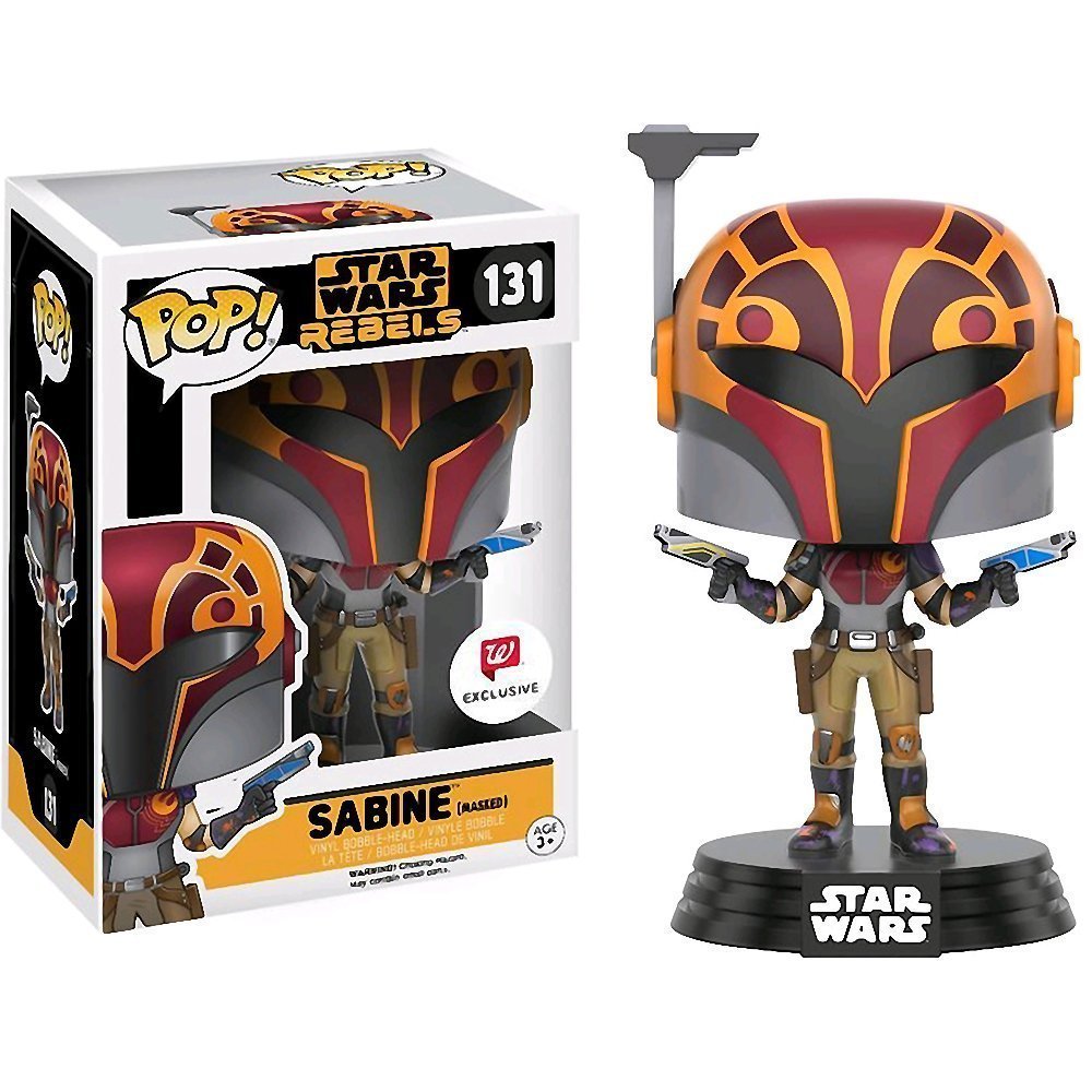 Funko Pop! 131 Star War Sabine Masked Exclusive Rebels