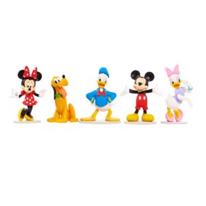 Just Play Disney Mickey Mouse Collectible Figure Set (Mickey, Minnie, Daisy, Donald, and Pluto)