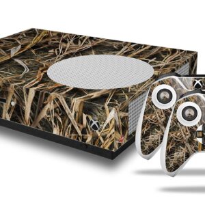 WraptorSkinz Decal Vinyl Skin Wrap Compatible with Xbox One S Console and Controllers - WraptorCamo Grassy Marsh Camo