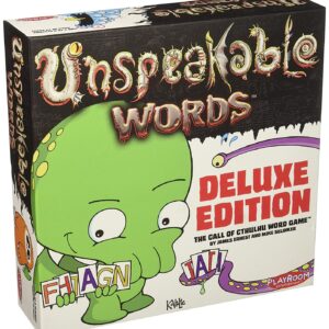 Playroom Entertainment Unspeakable Words Deluxe Edition The Call of Cthulhu Word Card Game