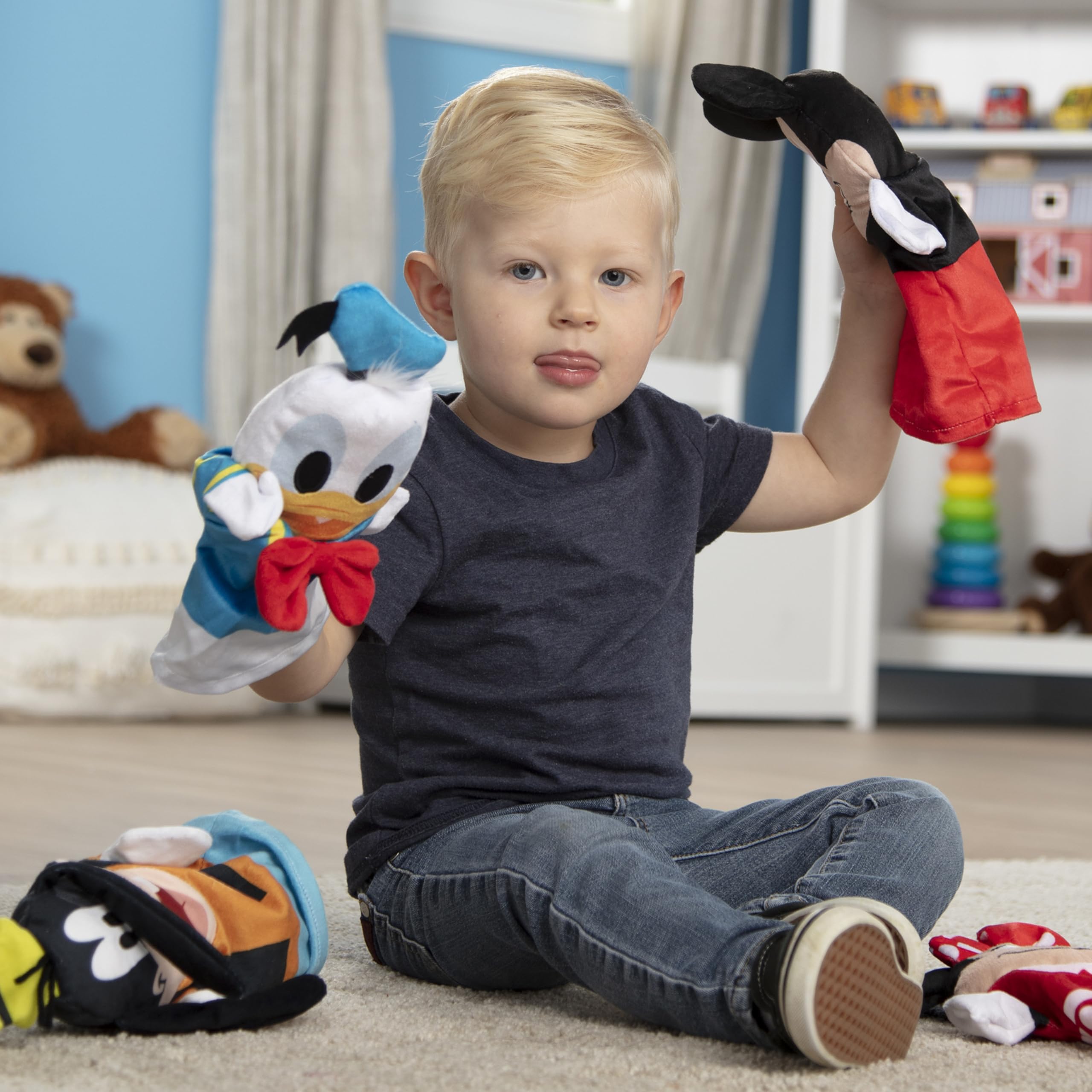 Melissa & Doug Disney Mickey Mouse & Friends Soft & Cuddly Hand Puppets