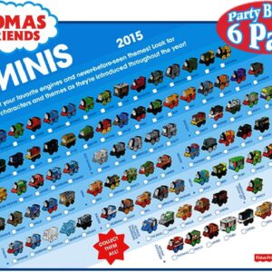 Fisher-Price Thomas & Friends Minis (Engines) Blind Bags Gift Set Party Bundle - 6 Pack