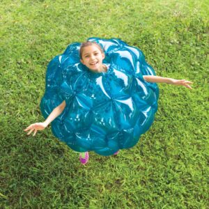 HearthSong Set of Two 36" Blue Inflatable Buddy Bumper Wearable Balls, Holds Up to 200 lbs.