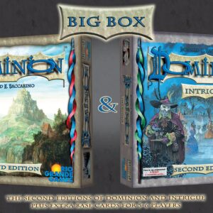 Rio Grande Games: Dominion Big Box 2nd Edition: Strategy Board Game, Comes with Extra Base Cards for 5-6 Players, Compatible with All Dominion Expansions