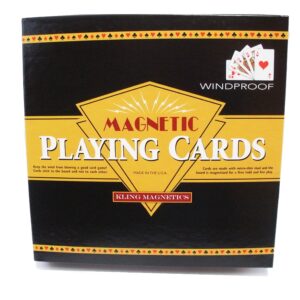 Kling Magnetics Playing Cards Quarter Fold Board with 1 Red Deck