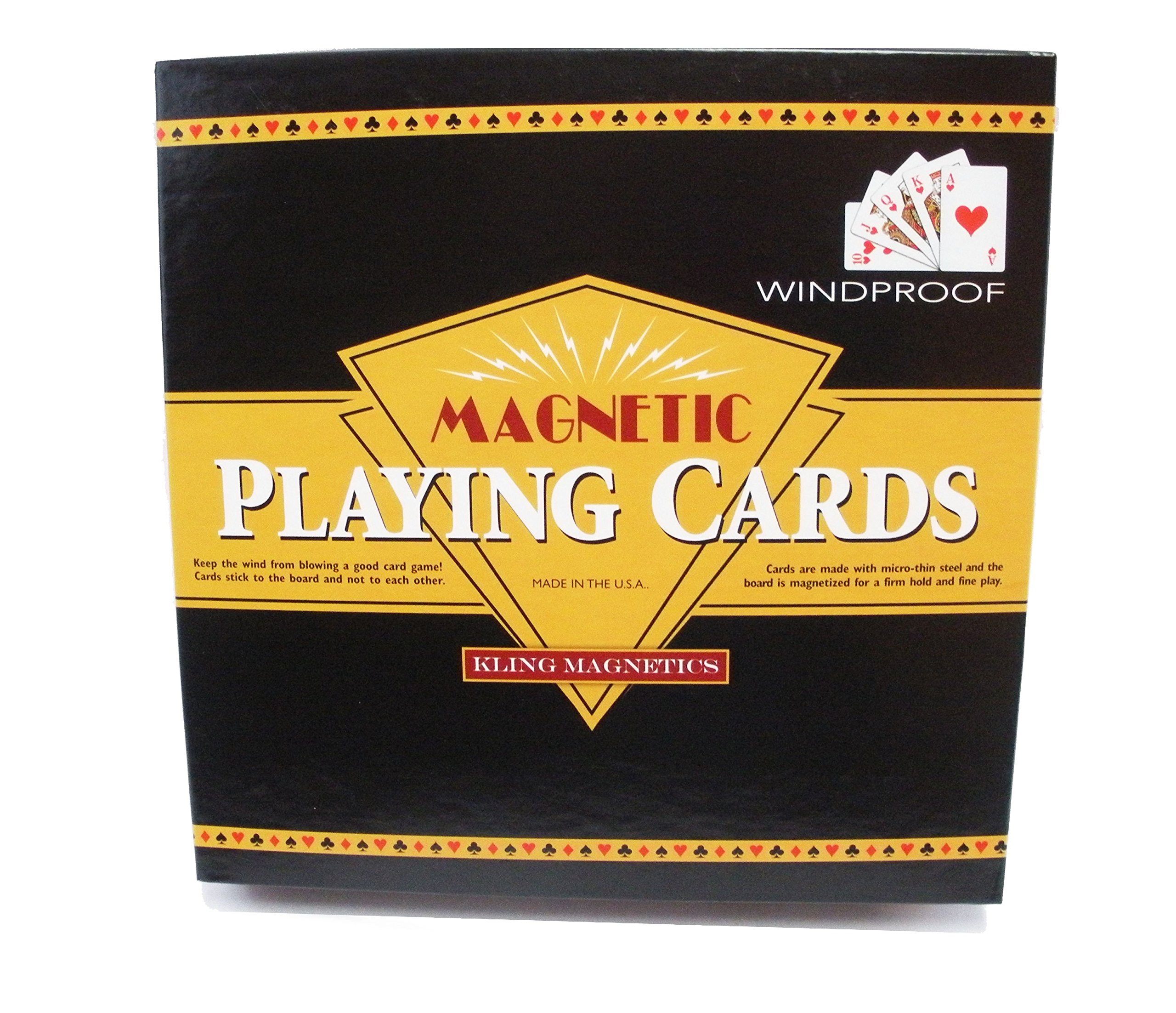 Kling Magnetics Playing Cards Quarter Fold Board with 1 Red Deck