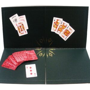 Kling Magnetics Playing Cards Quarter Fold Board with 1 Red Deck