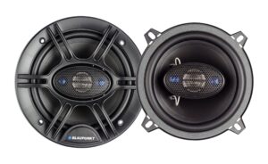 blaupunkt 5.25-inch 300w 4-way coaxial car audio speaker, set of 2