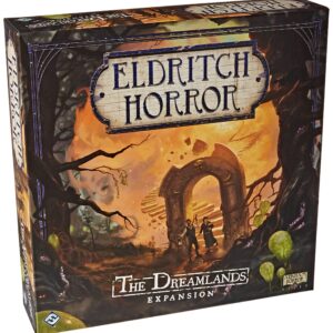 Eldritch Horror The Dreamlands Board Game EXPANSION | Mystery Game | Cooperative Board Game for Adults and Family | Ages 14+ | 1-8 Players | Avg. Playtime 3 Hours | Made by Fantasy Flight Games