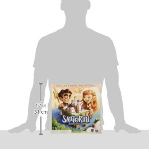 Santorini, Strategy Family Board Game 2-4 Players Classic Fun Building Greek Mythology Card Game, for Kids & Adults Ages 8 and up