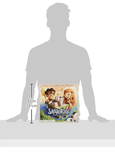 Santorini, Strategy Family Board Game 2-4 Players Classic Fun Building Greek Mythology Card Game, for Kids & Adults Ages 8 and up